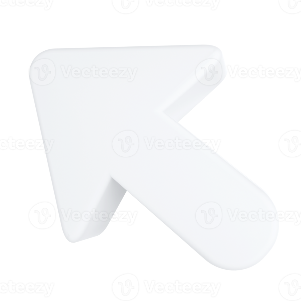 Mouse Pointer Cursor 3d Rendering 17785490 Png