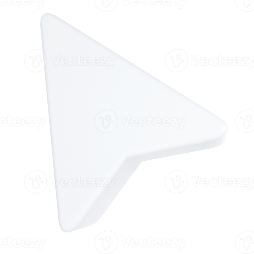 Mouse Pointer Cursor 3d Rendering 17785495 Png