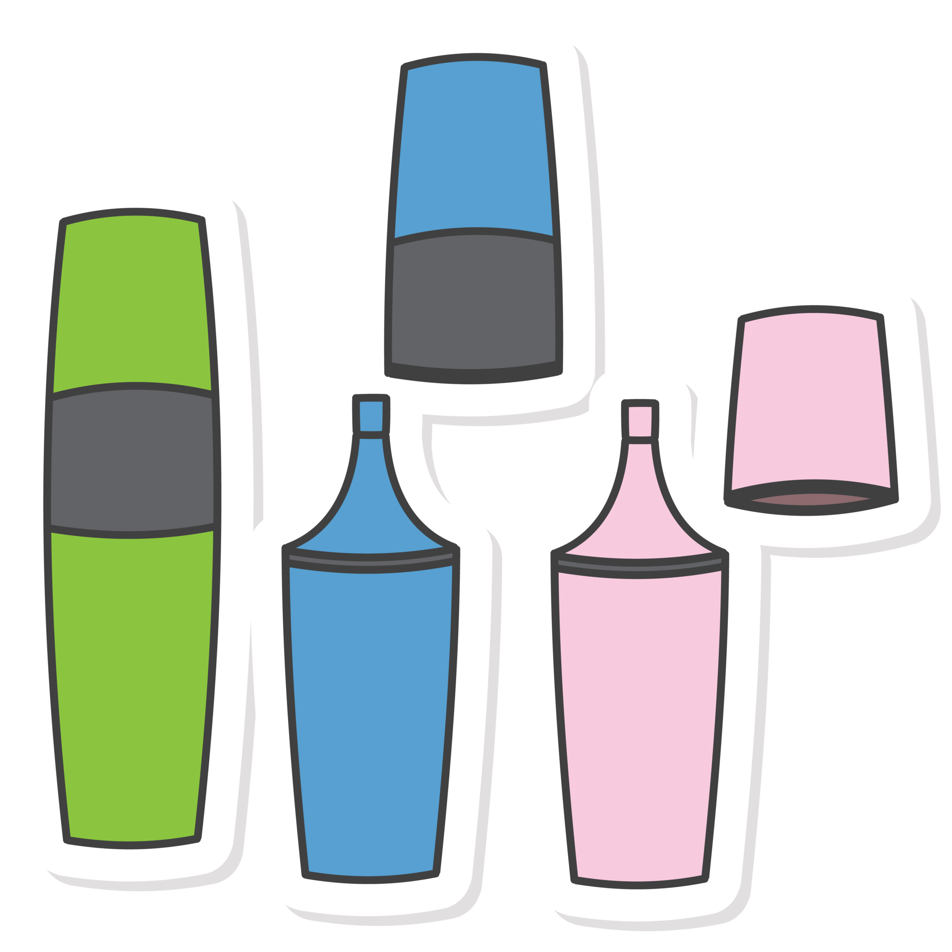 Aesthetic Paper Sheets Sticker Back To School 17785829 Png