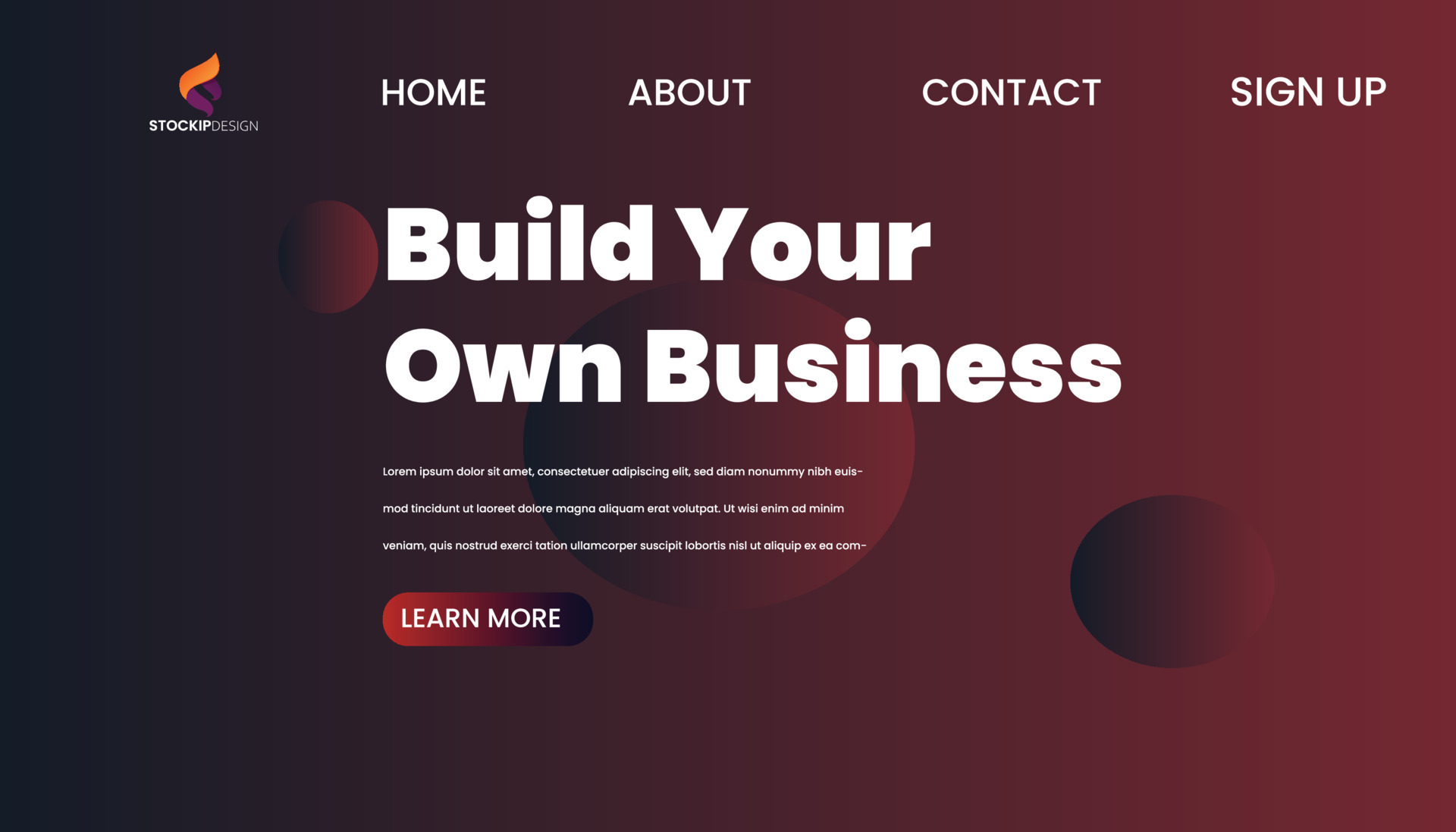 Abstract Background Website Landing Page free Vector build your own business 17787266 Vector Art ...