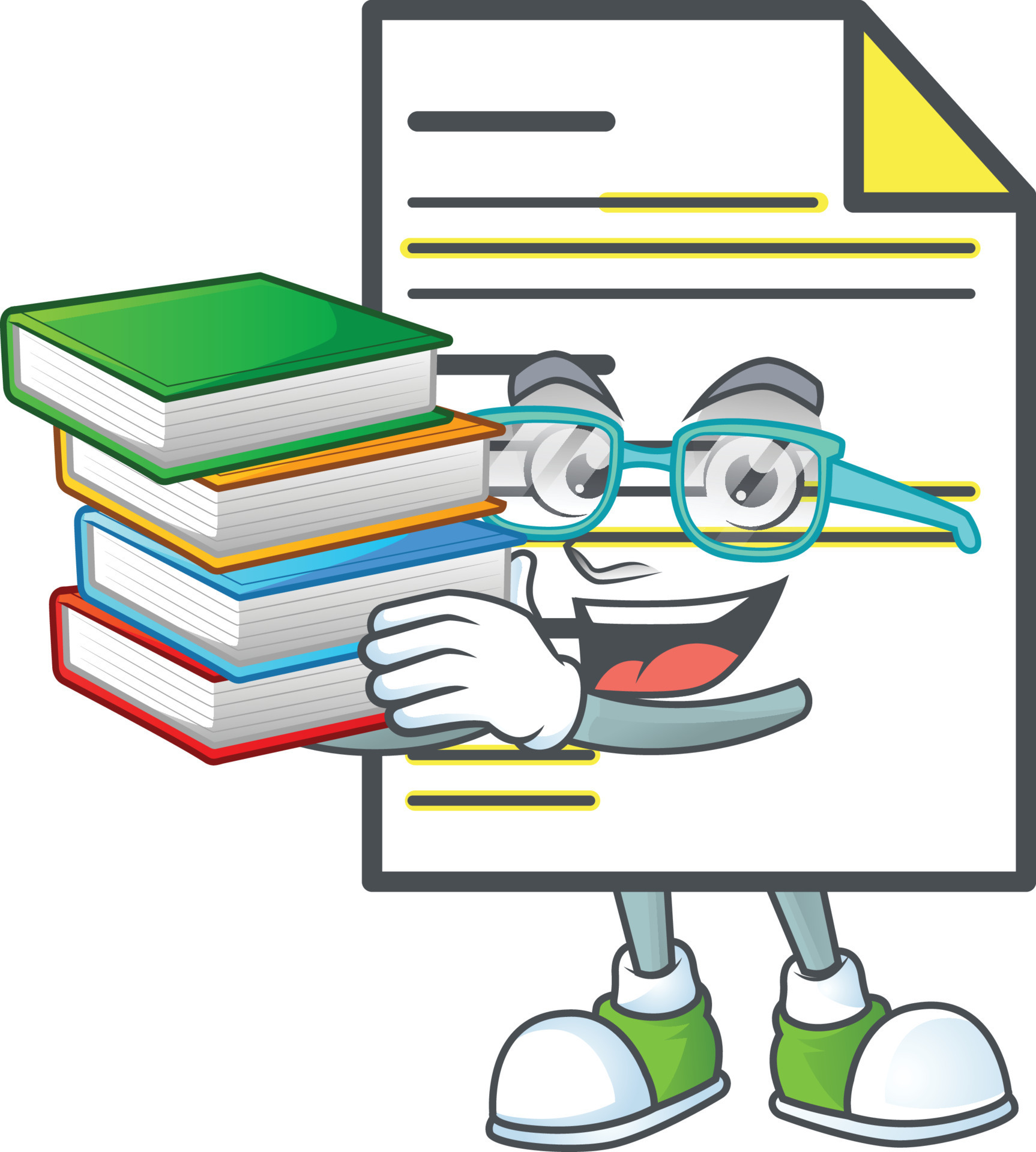 Cartoon Document Vector 17788855 Vector Art At Vecteezy