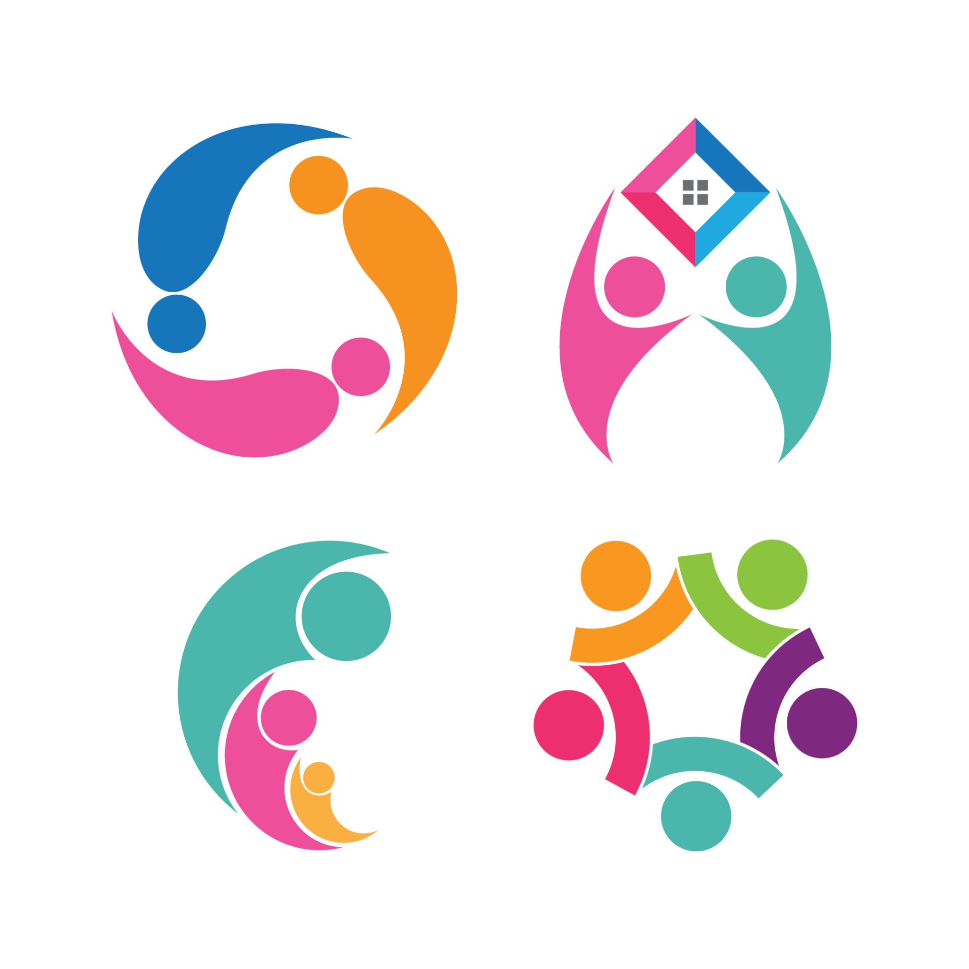 Adoption and community 17789094 Vector Art at Vecteezy