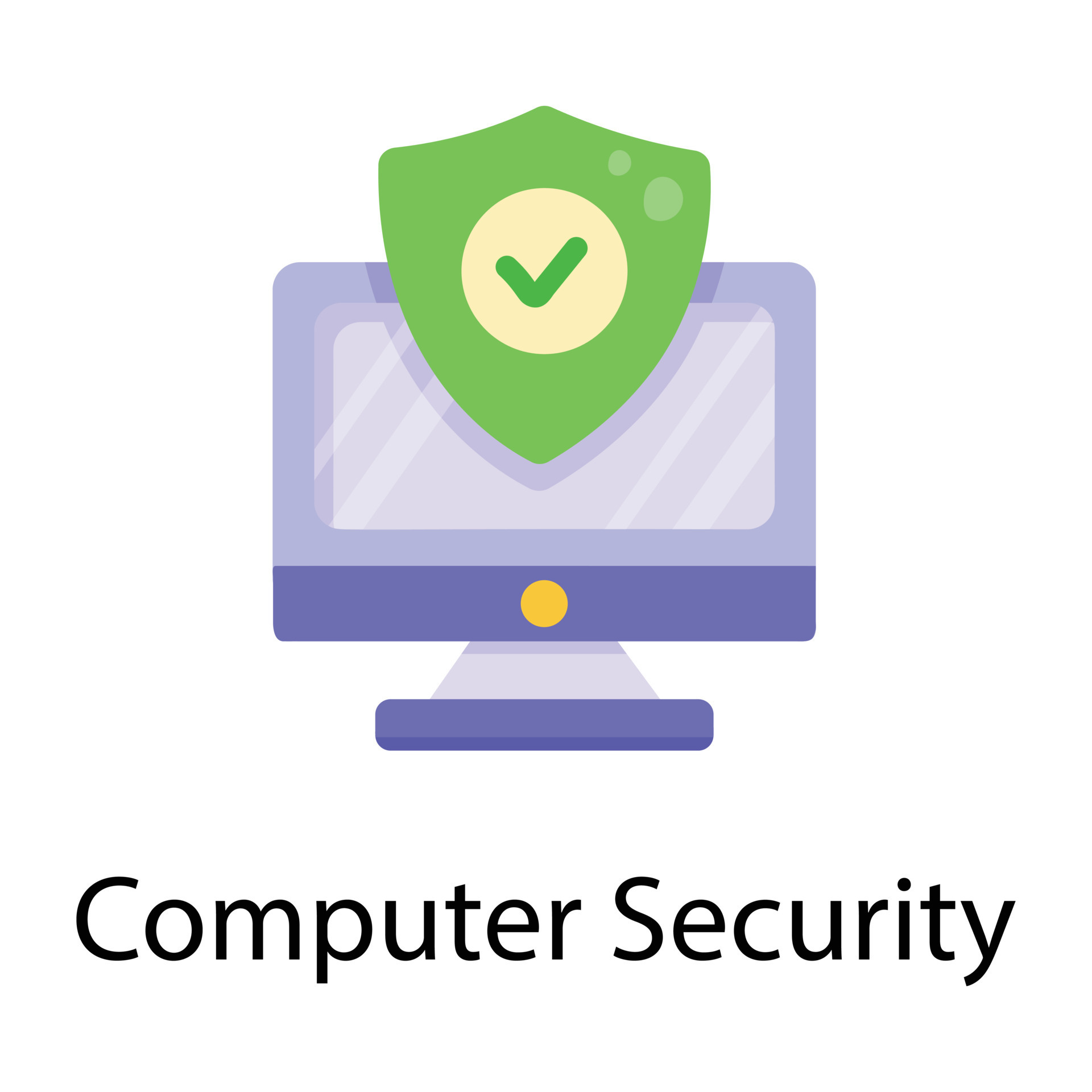 Trendy Computer Security 17790821 Vector Art at Vecteezy