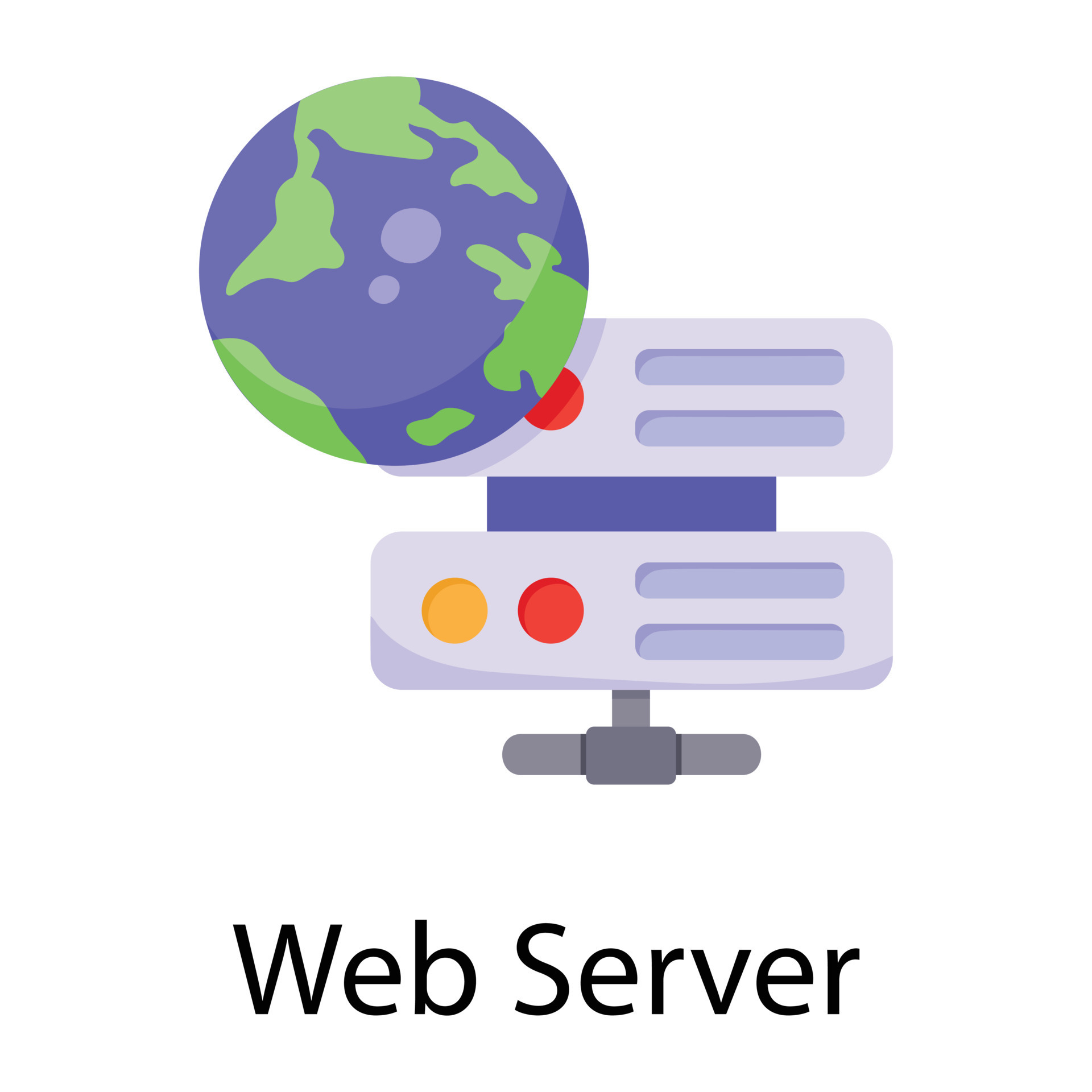 Trendy Web Server 17790823 Vector Art at Vecteezy