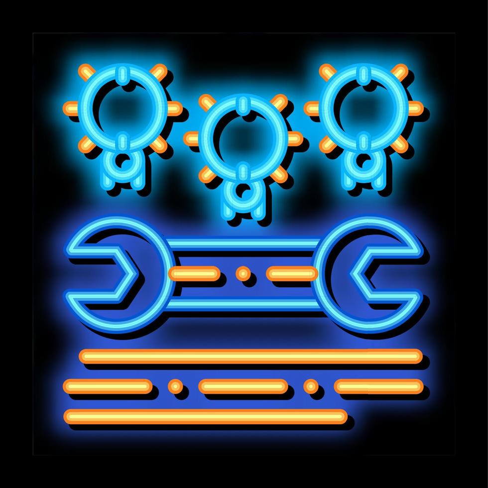 Bug Beetle Coding System neon glow icon illustration 17792031 Vector ...