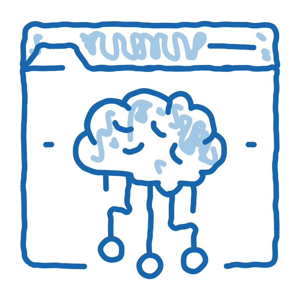 Digital Ai Machine Learning Doodle Icon Hand Drawn Illustration 17795465 Vector Art At Vecteezy 2076