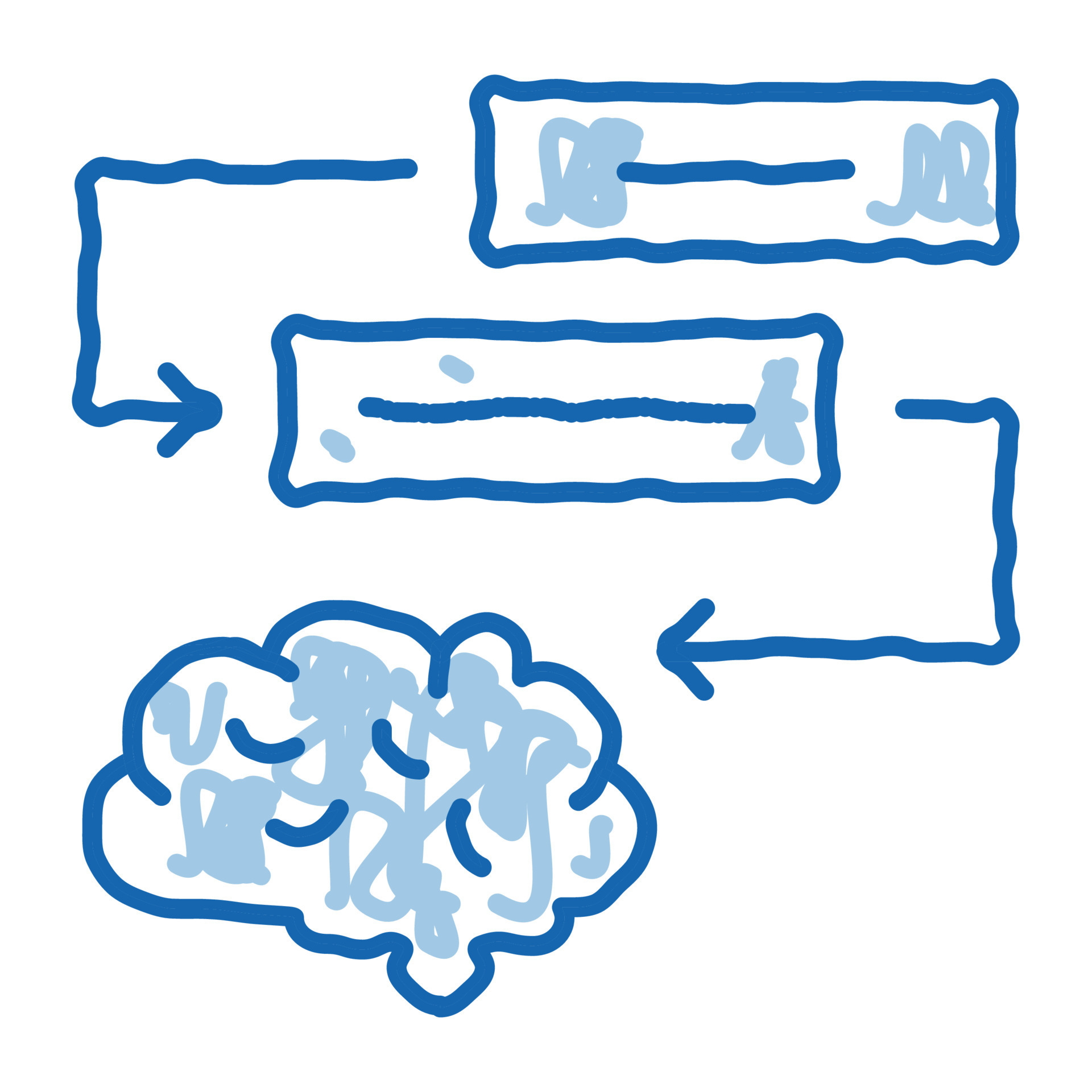 thinking tasks administrator doodle icon hand drawn illustration ... thinking tasks administrator doodle icon hand drawn illustration ...