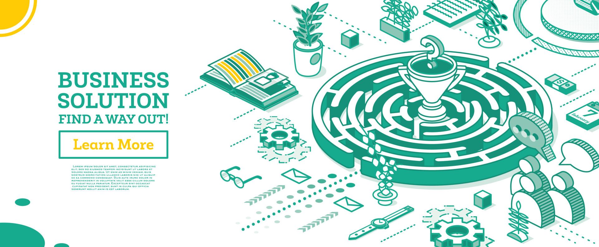 Isometric Maze. Outline Labyrinth. Business Solution. 17797475 Vector ... Isometric Maze. Outline Labyrinth. Business Solution. 17797475 Vector ...