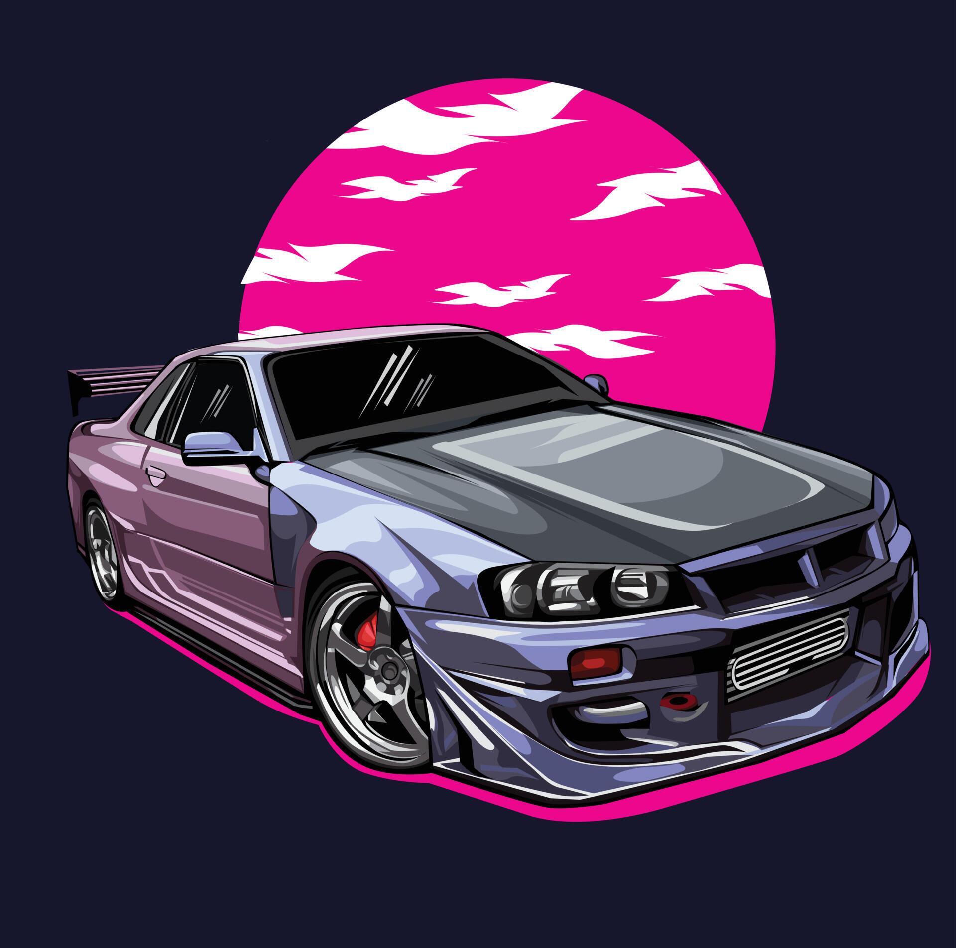 vector sports car 17798209 Vector Art at Vecteezy