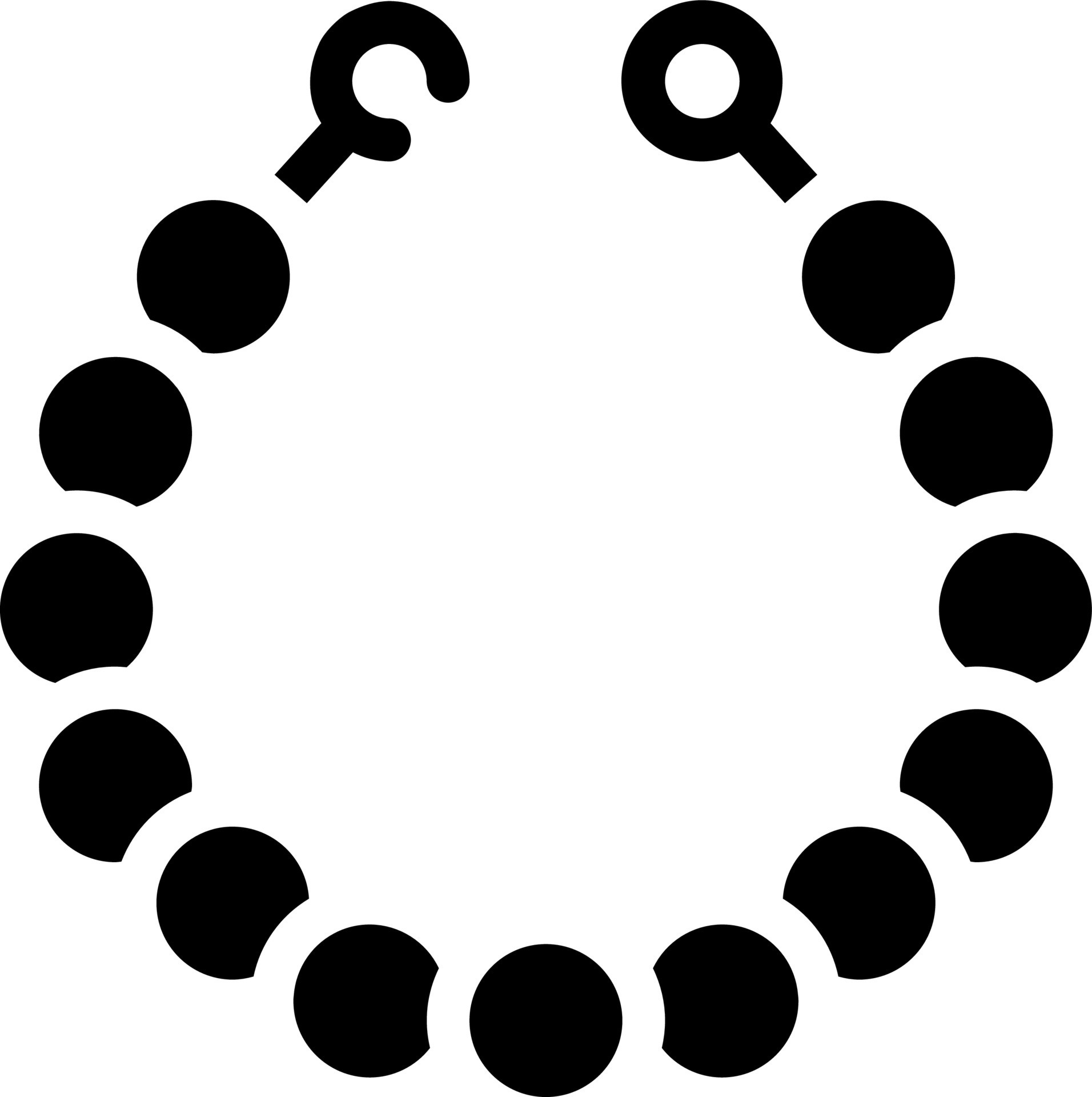 Pearl icon vector. Necklace illustration sign. jewel symbol. Gem logo ...