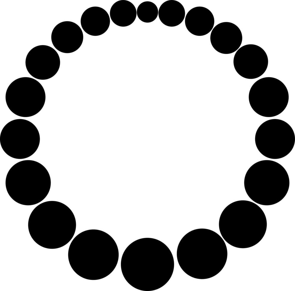 Pearl icon vector. Necklace illustration sign. jewel symbol. Gem logo ...