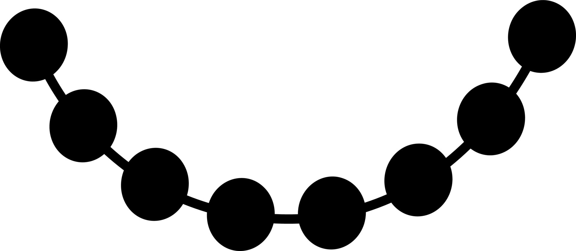 Pearl icon vector. Necklace illustration sign. jewel symbol. Gem logo ...