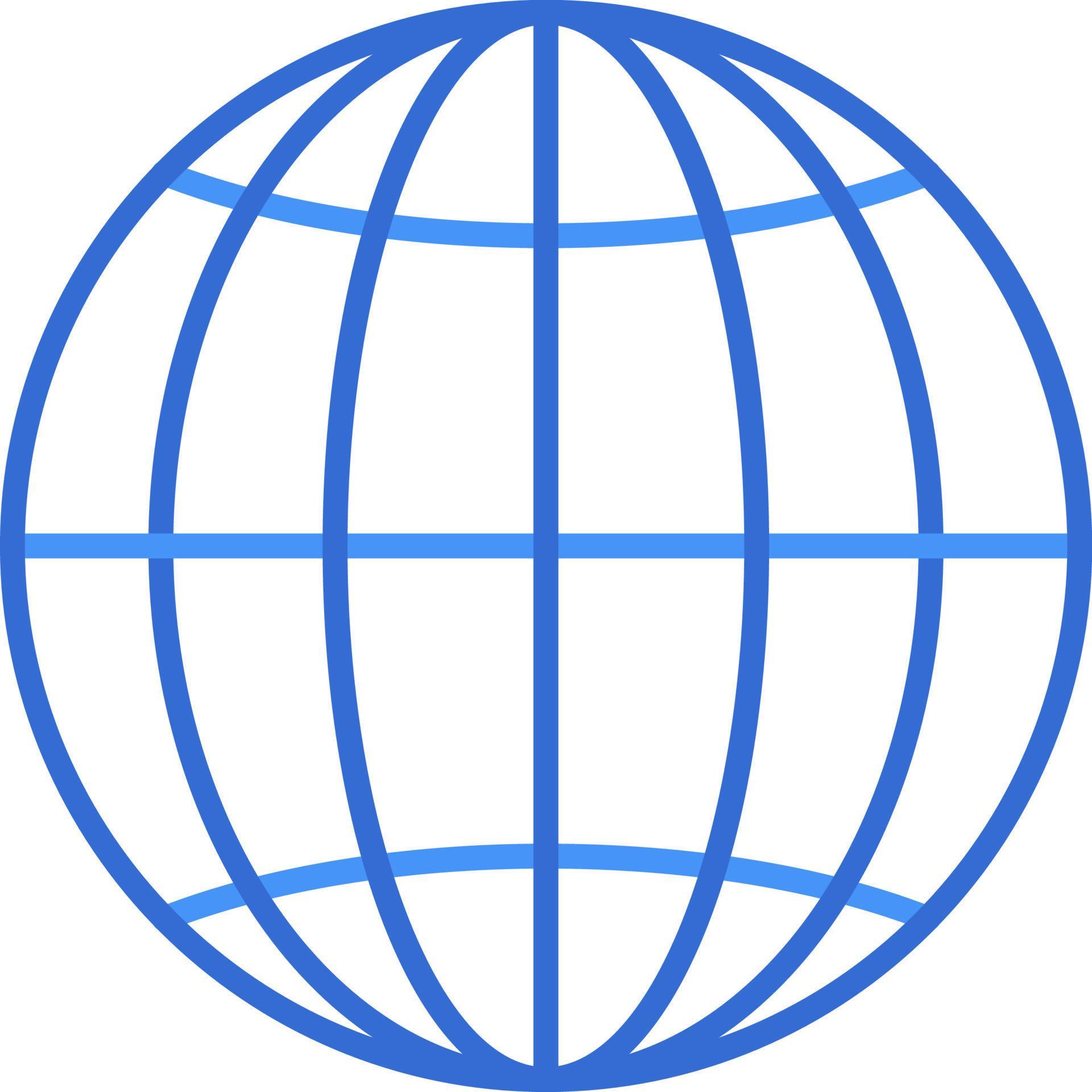 Network technology icon with blue duotone style. Computing, diagram ...