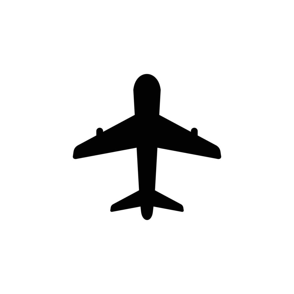 Plane simple flat icon vector 17800499 Vector Art at Vecteezy Plane simple flat icon vector 17800499 Vector Art at Vecteezy
