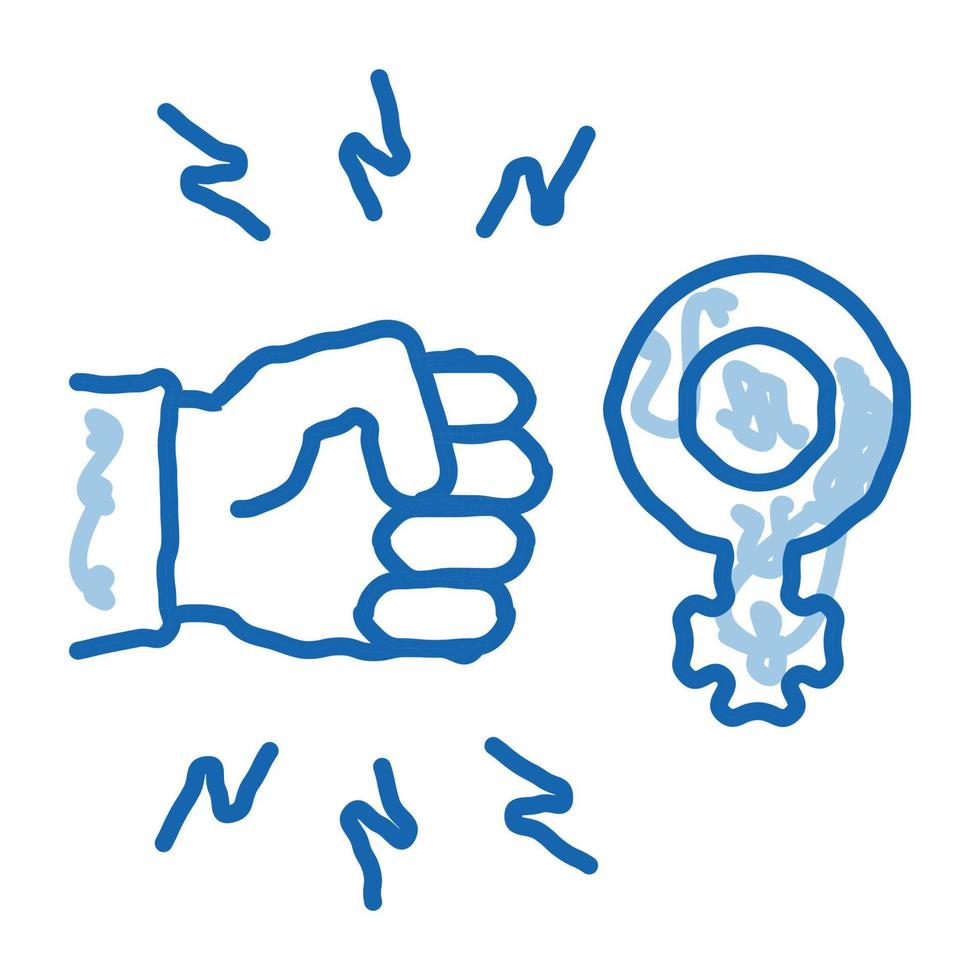 Hit Female Sex Doodle Icon Hand Drawn Illustration 17801276 Vector Art At Vecteezy