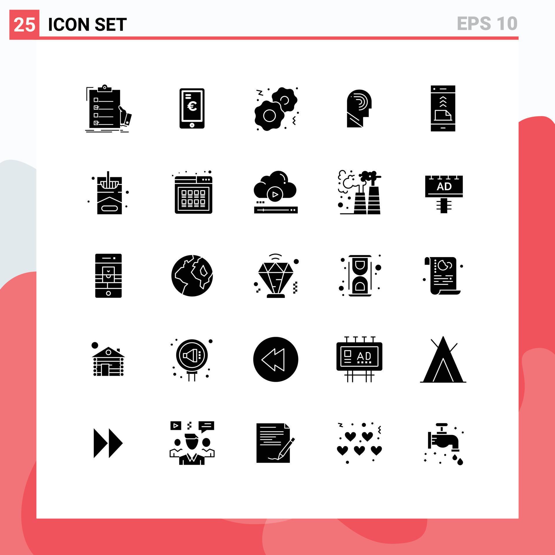 25 Thematic Vector Solid Glyphs and Editable Symbols of communication ... 25 Thematic Vector Solid Glyphs and Editable Symbols of communication ...