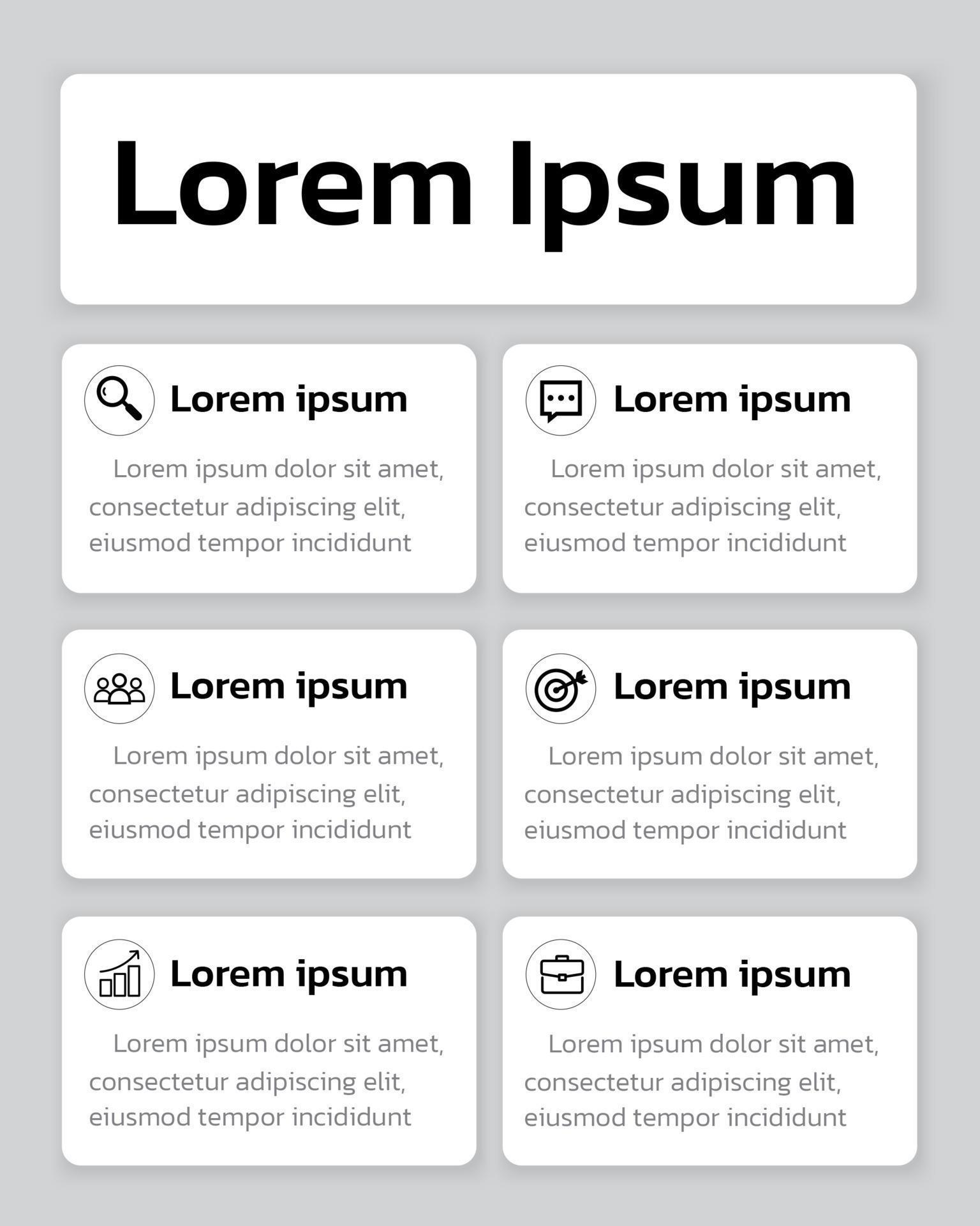 Vector Infographic Design Template Business Flow Chart The Sequence