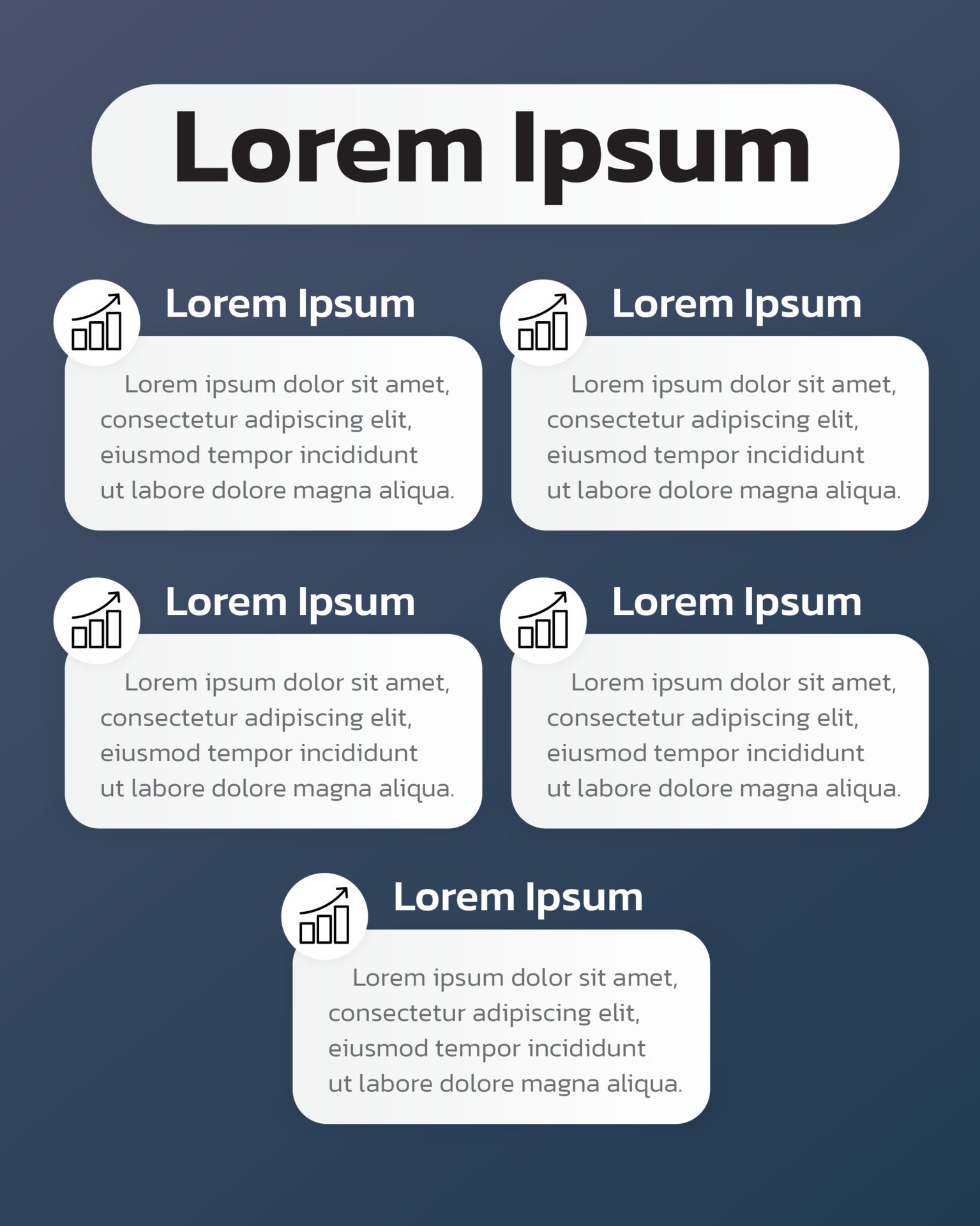 Vector Infographic Design Template Business Flow Chart The Sequence
