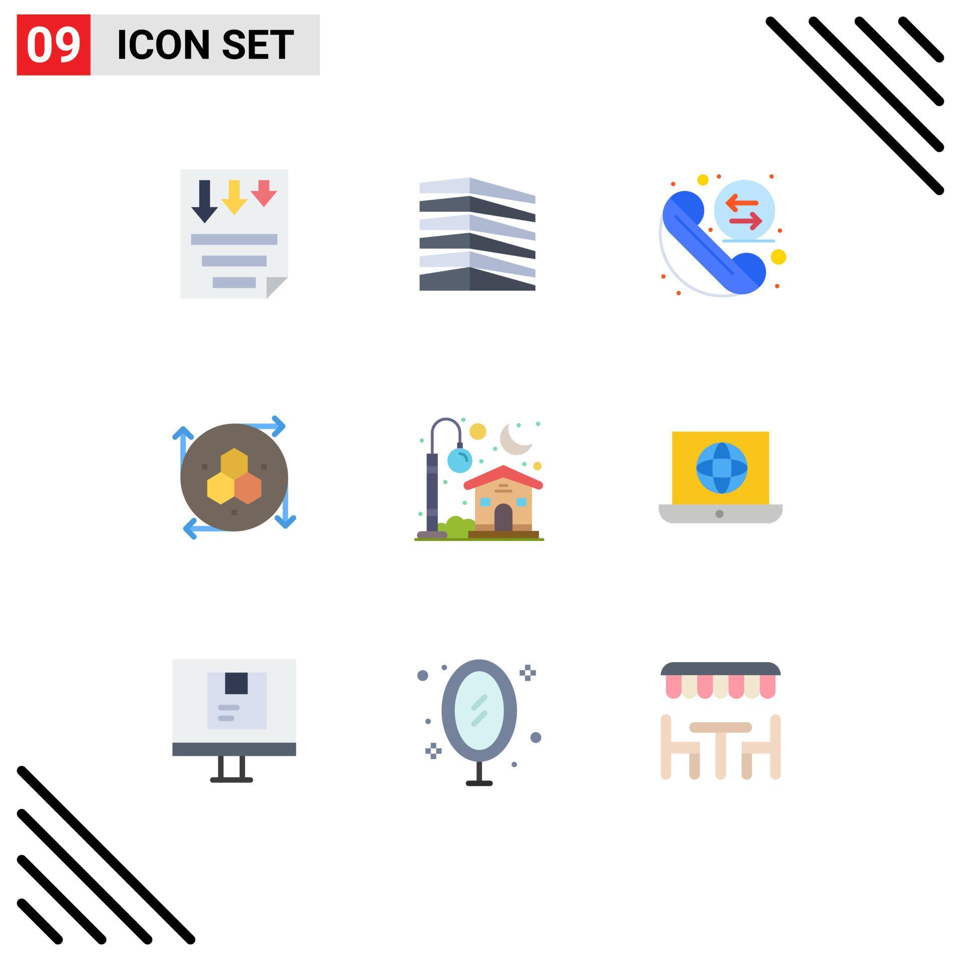 Set of 9 Modern UI Icons Symbols Signs for modeling tool modeling api ...