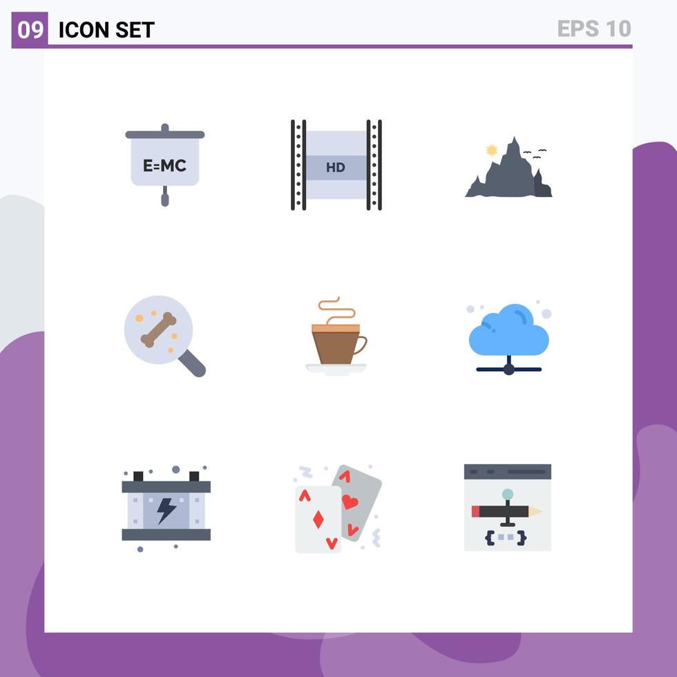 9 Universal Flat Colors Set For Web And Mobile Applications Science Search High Sun Hill