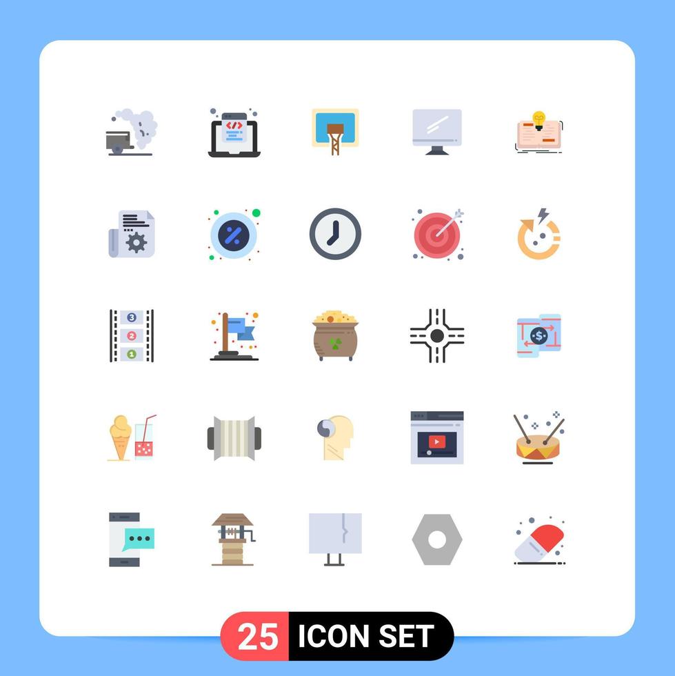 25 Universal Flat Colors Set For Web And Mobile Applications Pc Device Web Monitor Board
