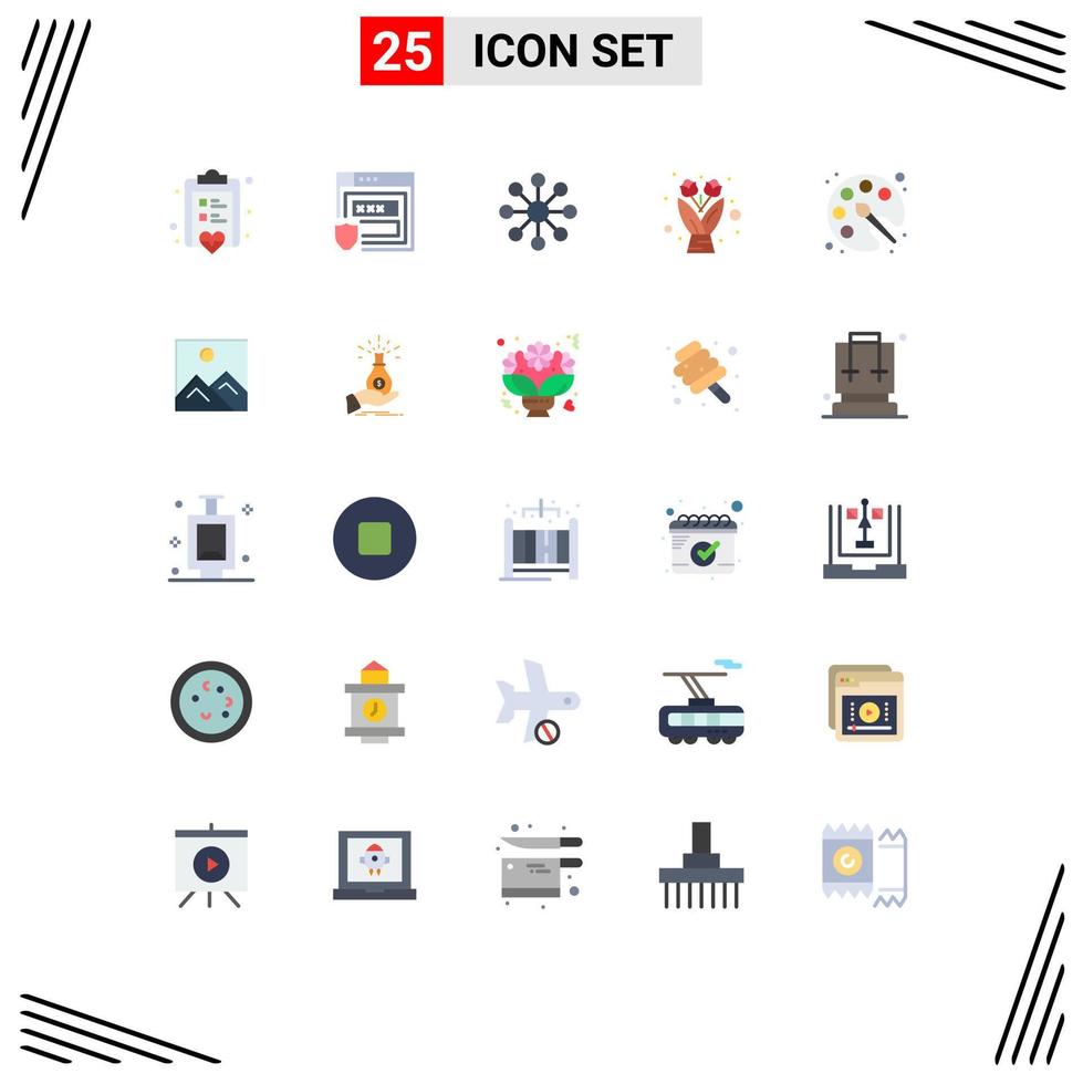 25 Universal Flat Colors Set For Web And Mobile Applications Education Color Database Back To