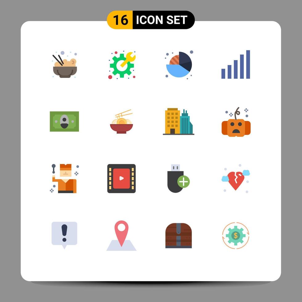 16 Universal Flat Colors Set For Web And Mobile Applications Noodle Finance Chart Cash Phone