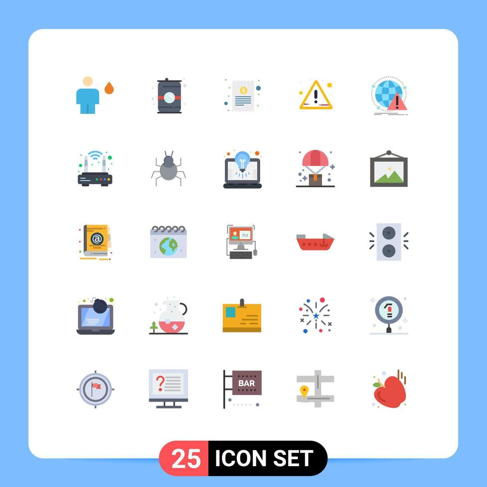 Stock Vector Icon Pack of 25 Line Signs and Symbols for antivirus ...