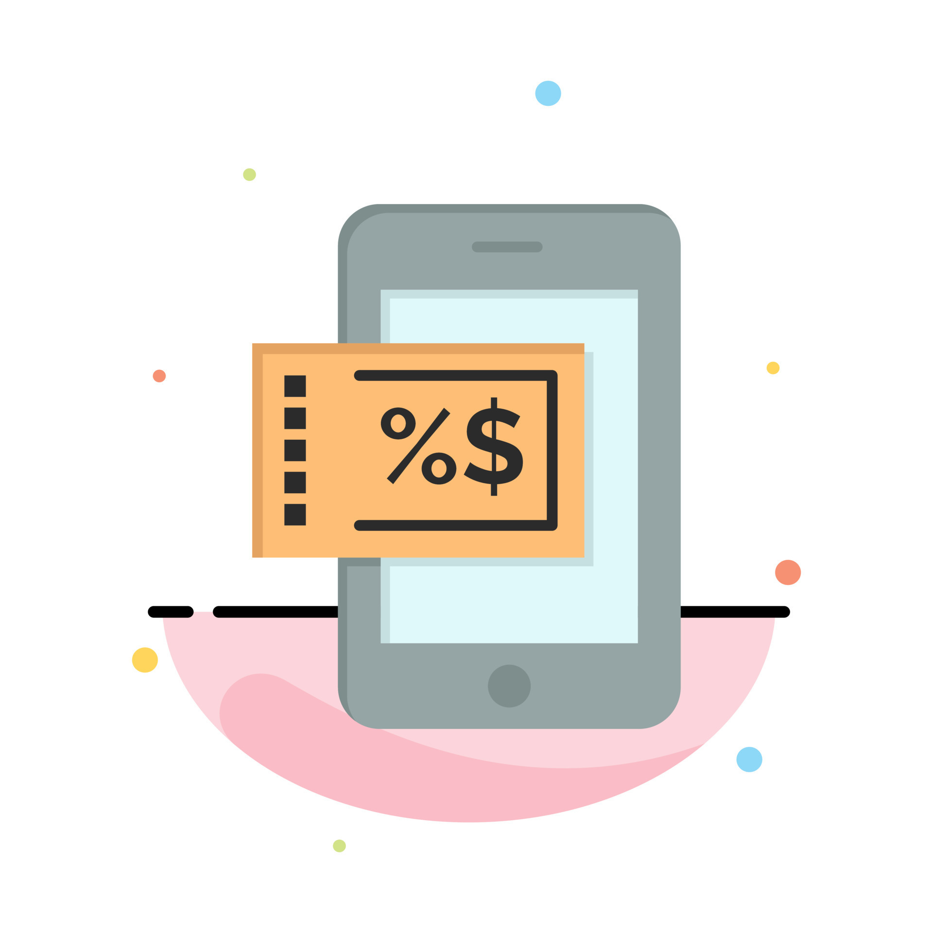 Mobile Shopping Discount Abstract Flat Color Icon Template 17963343 Vector Art At Vecteezy
