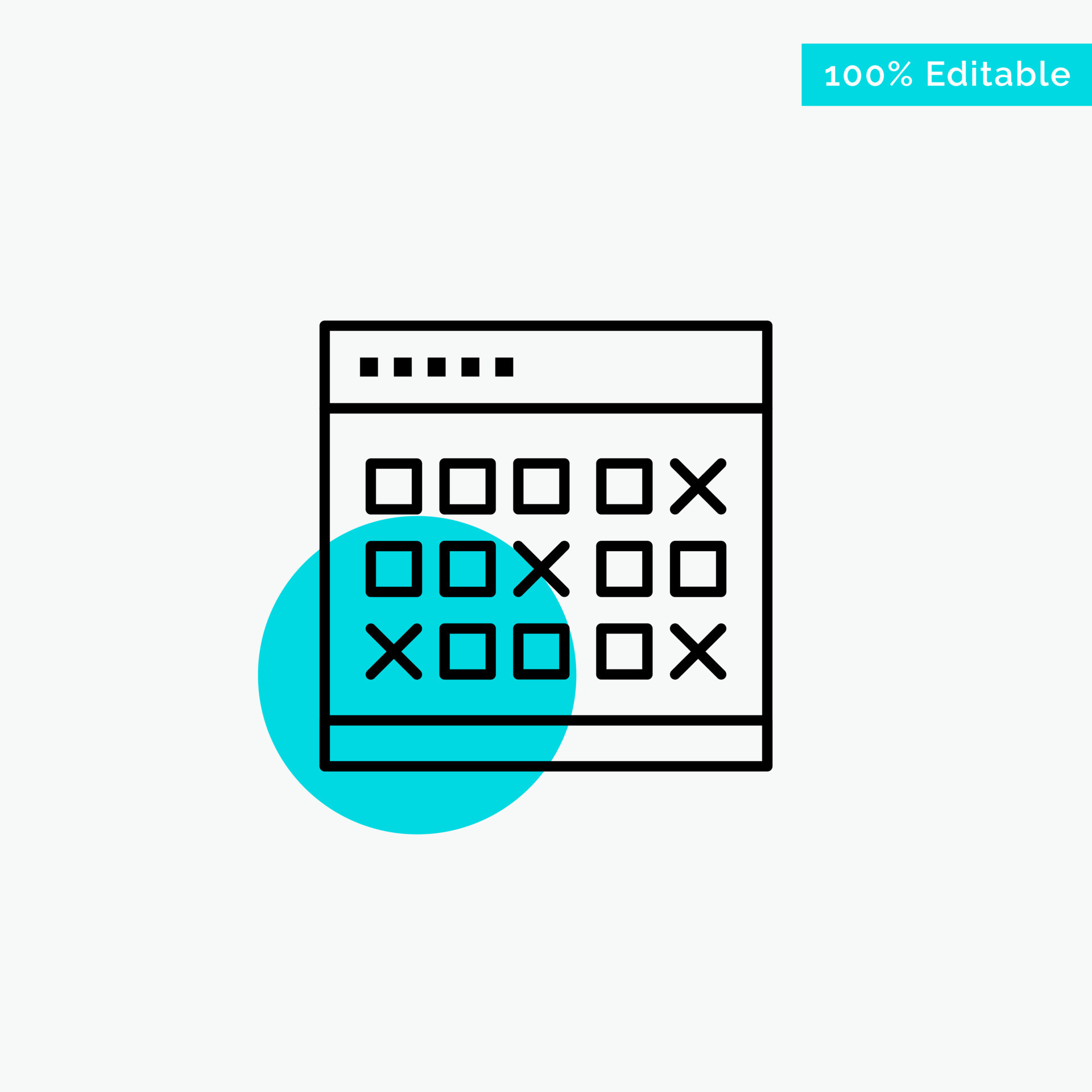 Calendar Date Event Events Month Schedule Timetable turquoise highlight ...