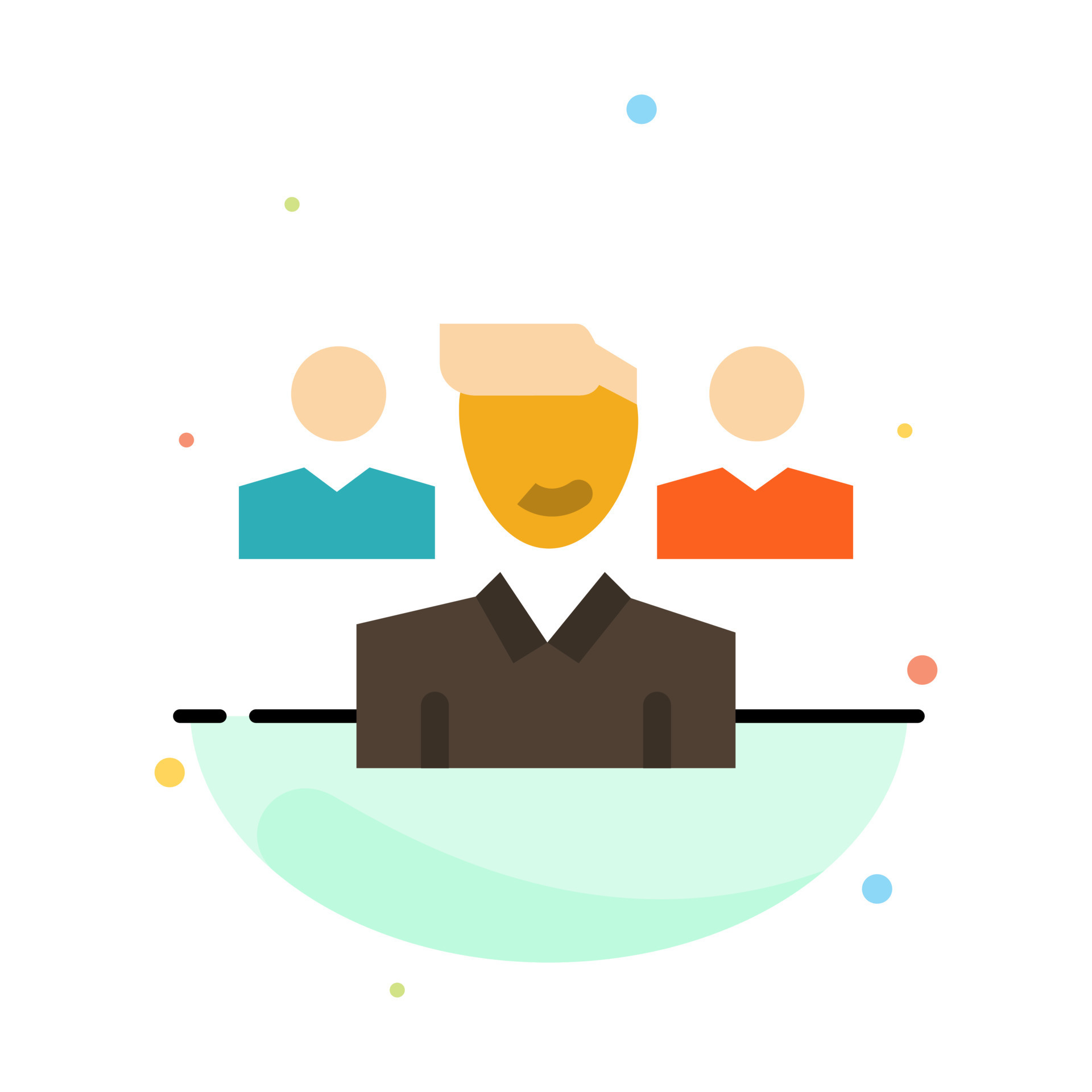 Team User Manager Squad Abstract Flat Color Icon Template 17964189