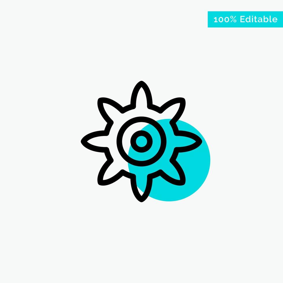 Setting Gear turquoise highlight circle point Vector icon 17965891 ... Setting Gear turquoise highlight circle point Vector icon 17965891 ...