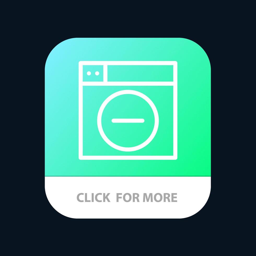 Web Design Less Minimize Mobile App Button Android And Ios Line Version 17966392 Vector Art At