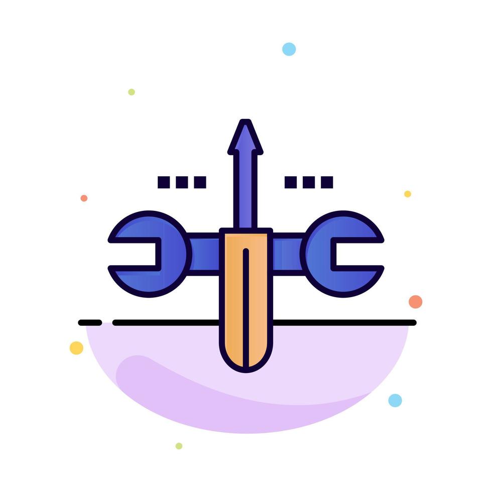 Cloud Computing Screwdriver Tooling Abstract Flat Color Icon Template 17966578 Vector Art at ...