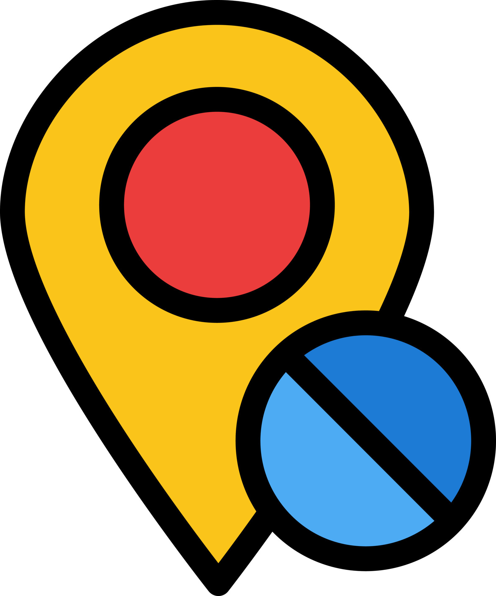 ubicación mapa marcador pin médico color plano icono vector icono banner plantilla 17966965 ...