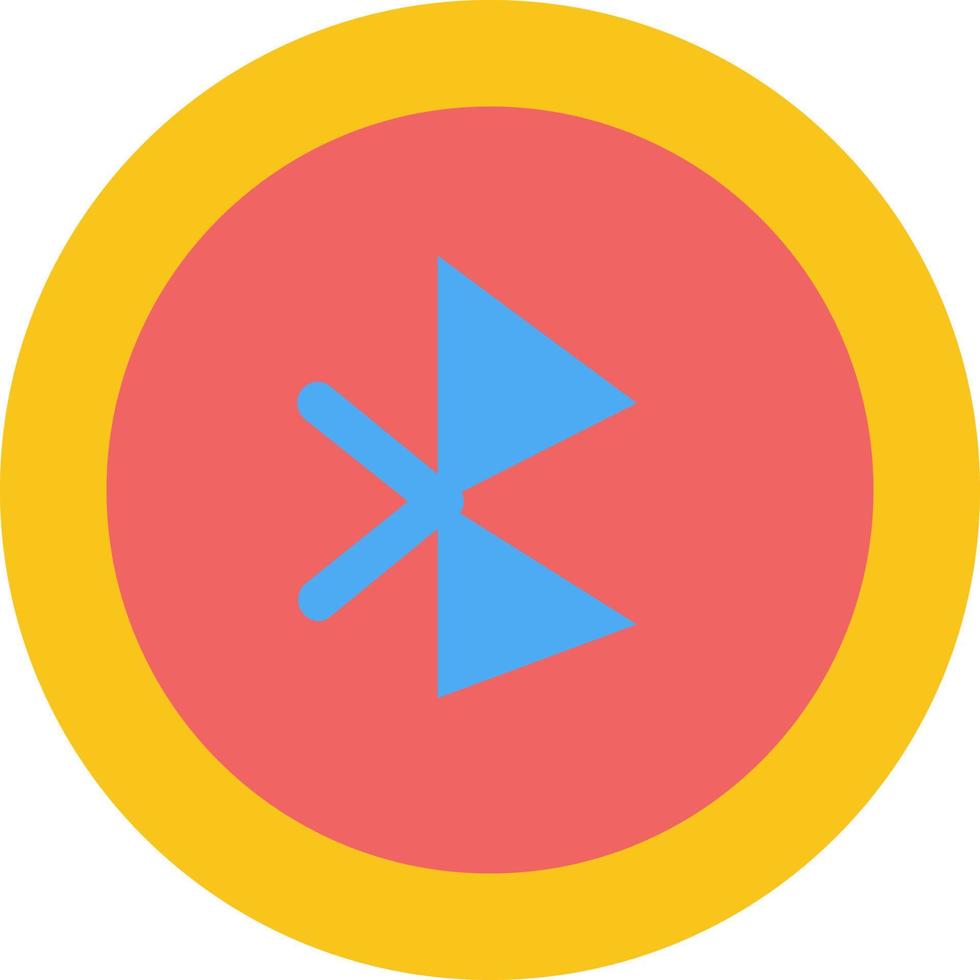 Bluetooth Ui User Interface Flat Color Icon Vector icon banner Template ... Bluetooth Ui User Interface Flat Color Icon Vector icon banner Template ...