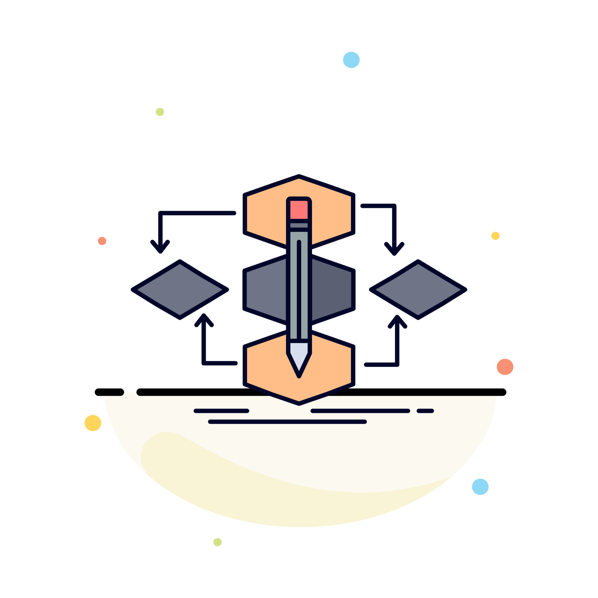 Algorithm design method model process Flat Color Icon Vector 17970515 ... Algorithm design method model process Flat Color Icon Vector 17970515 ...