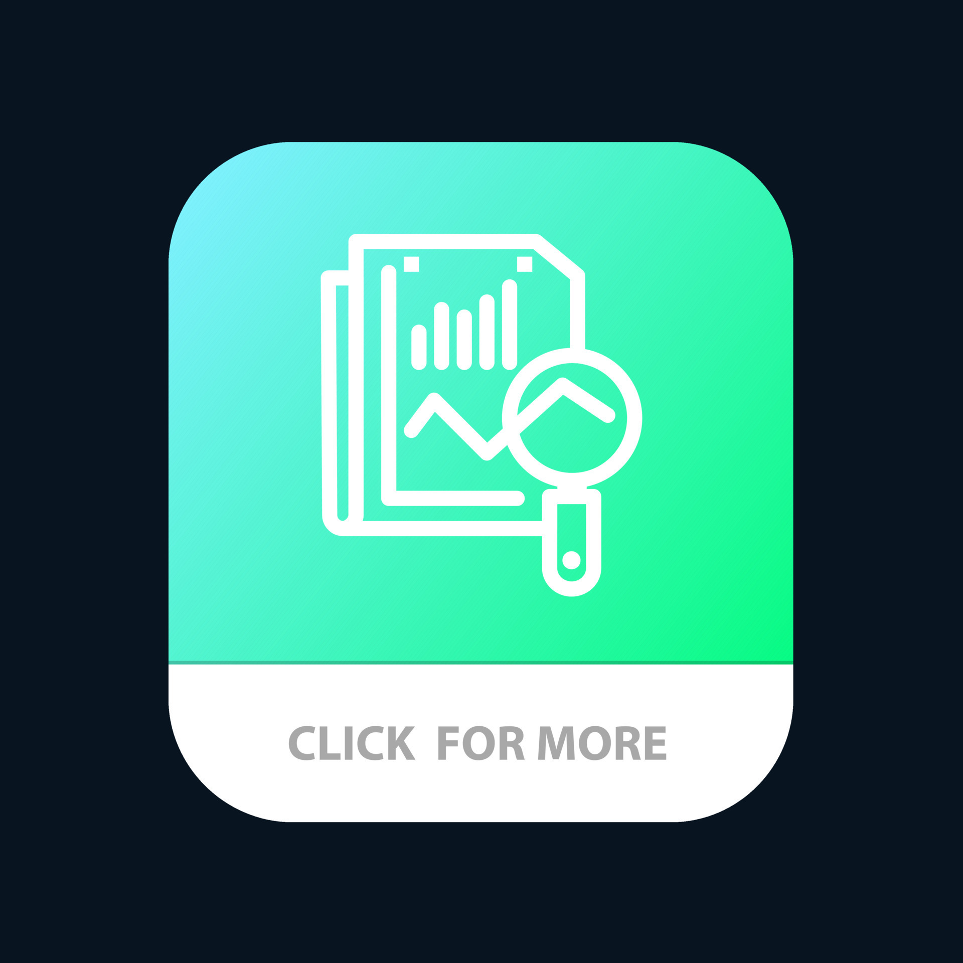 File Static Search Computing Mobile App Button Android And Ios Line Version 17973582 Vector Art