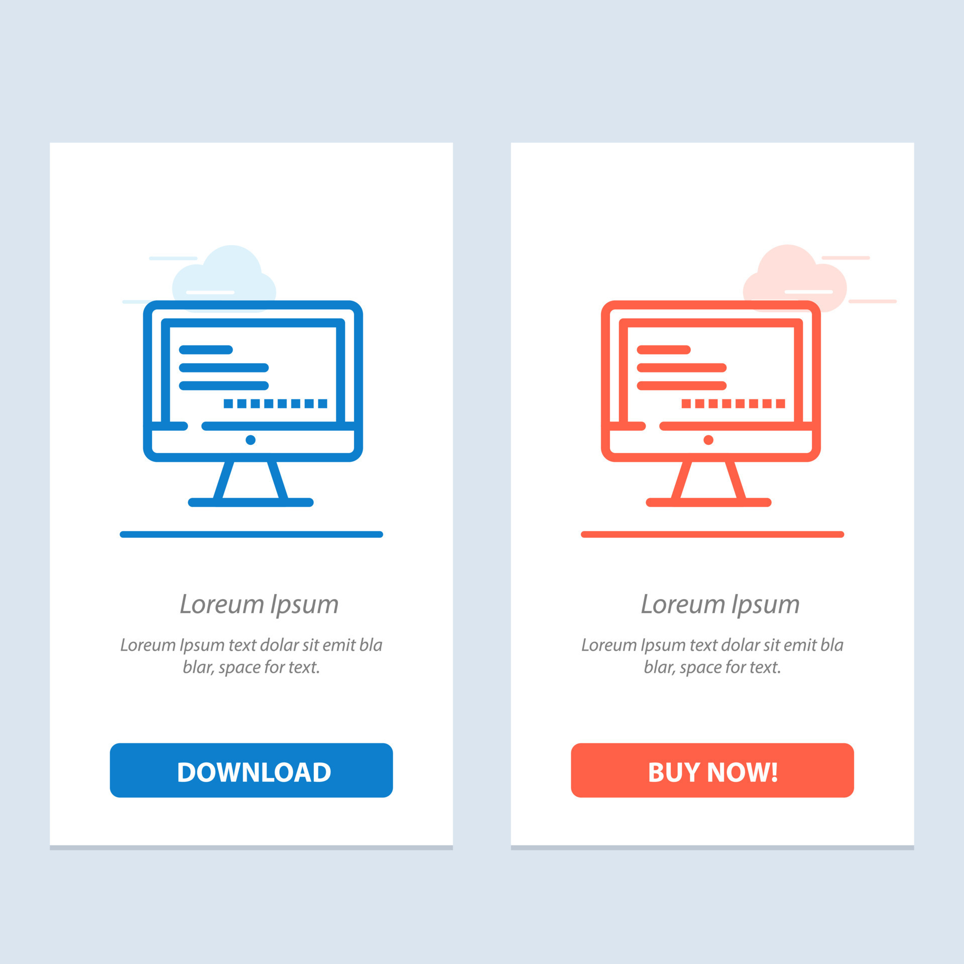 Computer Monitor Text Education Blue and Red Download and Buy Now web ...