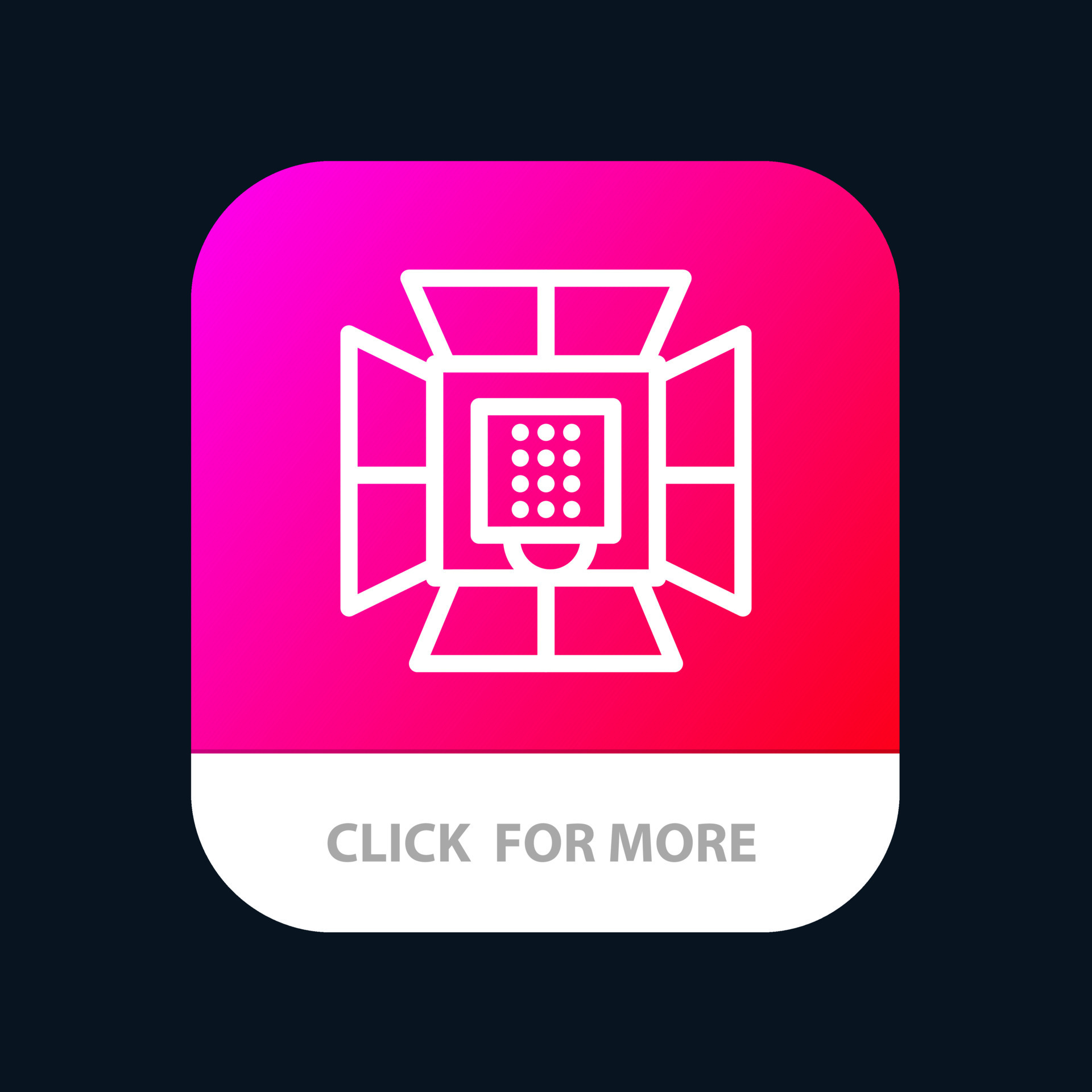 Illumination Light Lighting Professional Soft Box Mobile App Button
