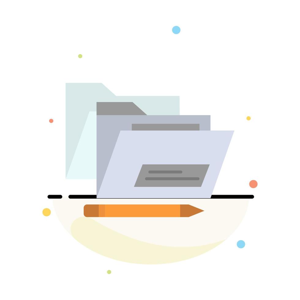 File Folder Date Safe Abstract Flat Color Icon Template 17976871 Vector ...