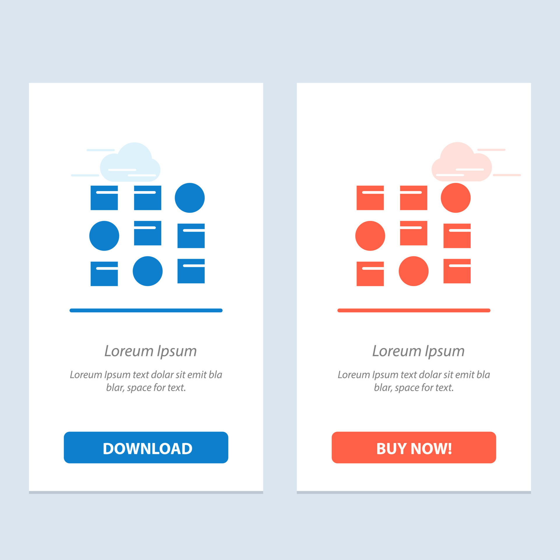 Pattern System Data Science Pattern System Blue and Red Download and Buy Now web Widget Card ...
