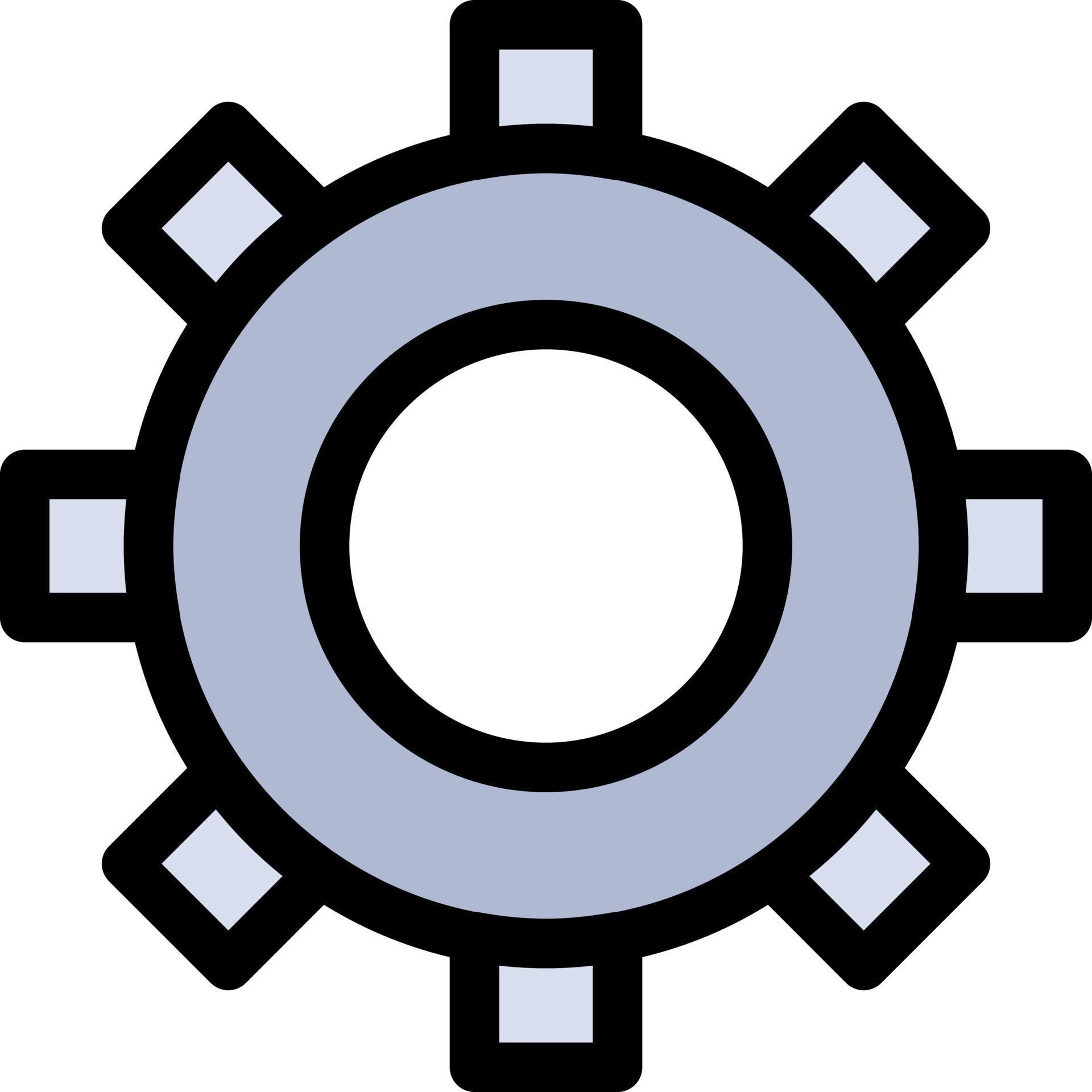 Cogs Gear Setting Flat Color Icon Vector Icon Banner Template 17981882 Vector Art At Vecteezy
