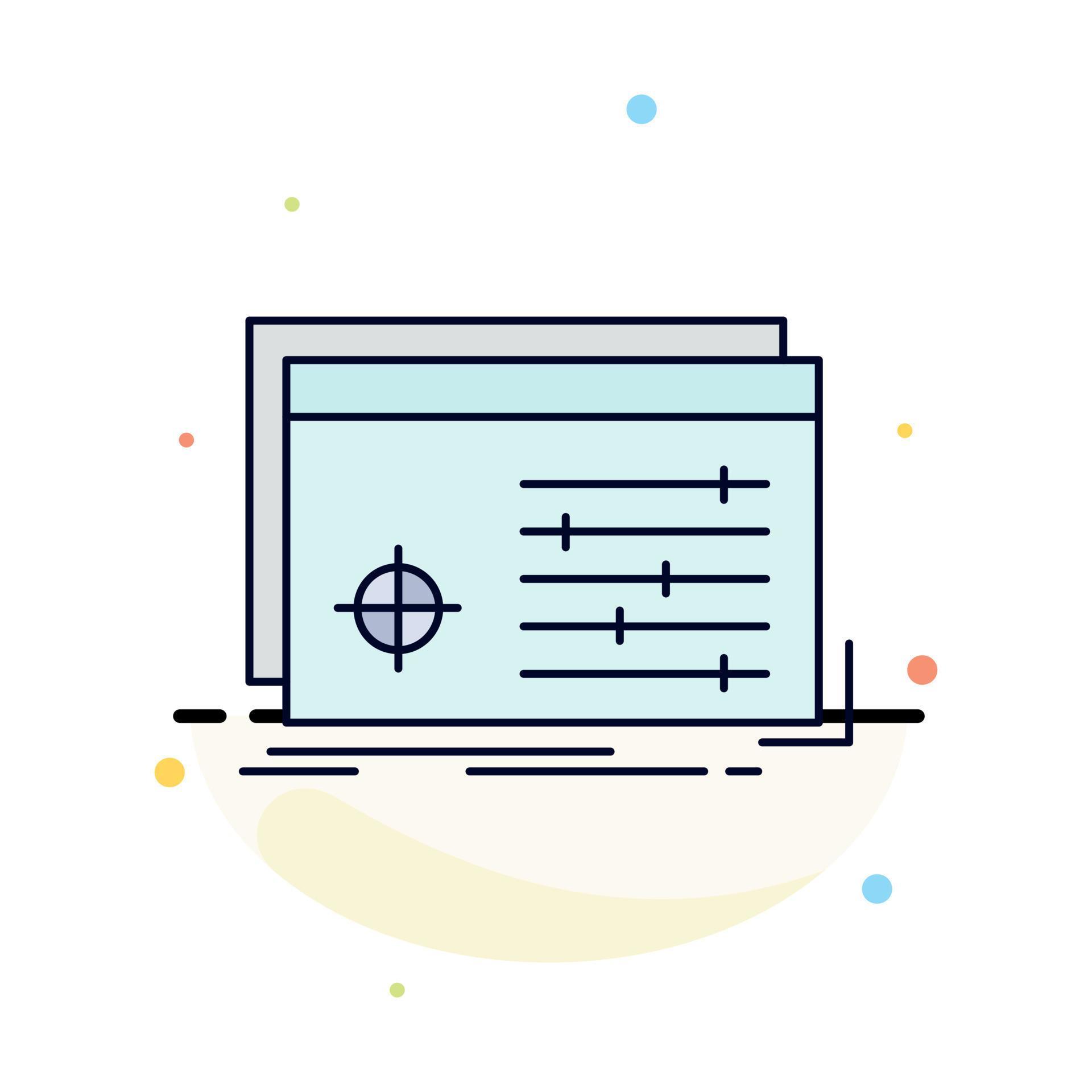 File Object Processing Settings Software Flat Color Icon Vector 17982245 Vector Art At Vecteezy