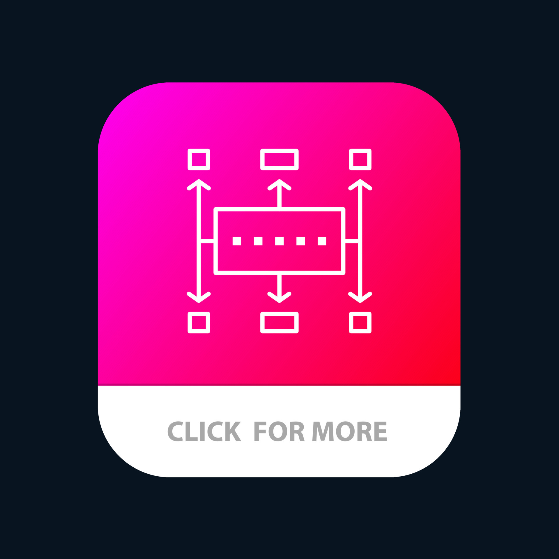 Workflow Workflow Planning Business Modern Planning Mobile App Button Android and IOS Line ...