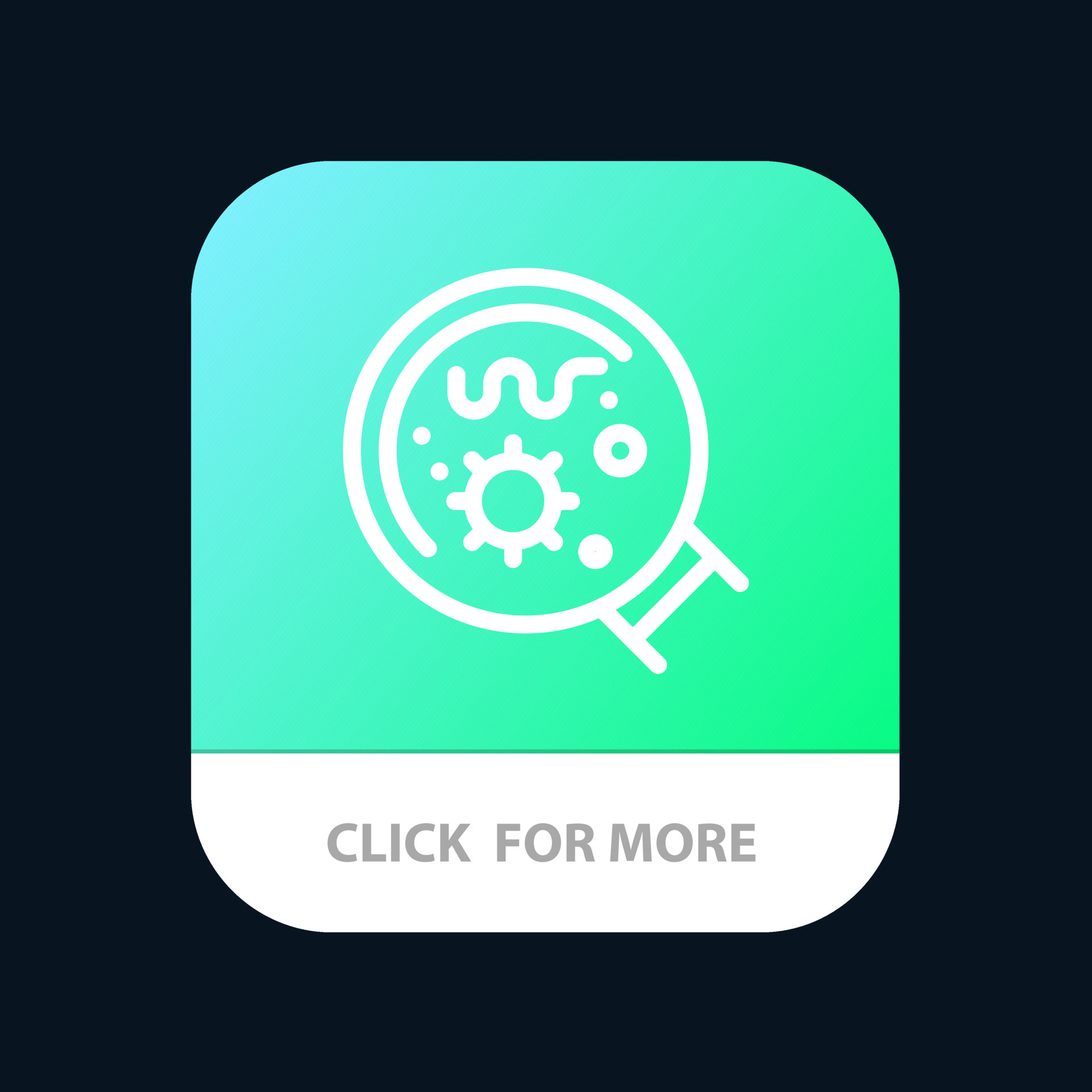 Germs Laboratory Magnifier Science Mobile App Button Android And Ios