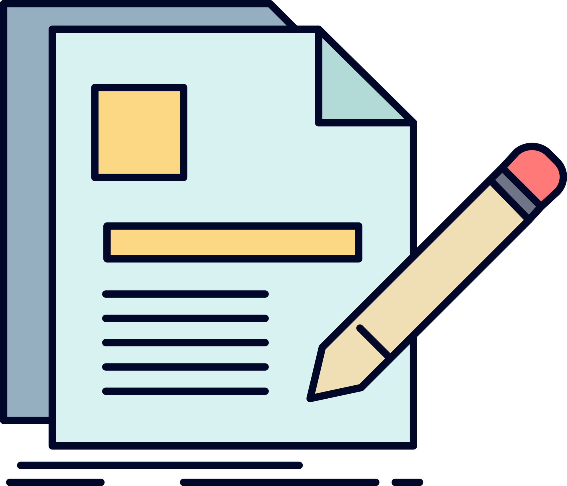 document file page pen Resume Flat Color Icon Vector 17988692 Vector ... document file page pen Resume Flat Color Icon Vector 17988692 Vector ...