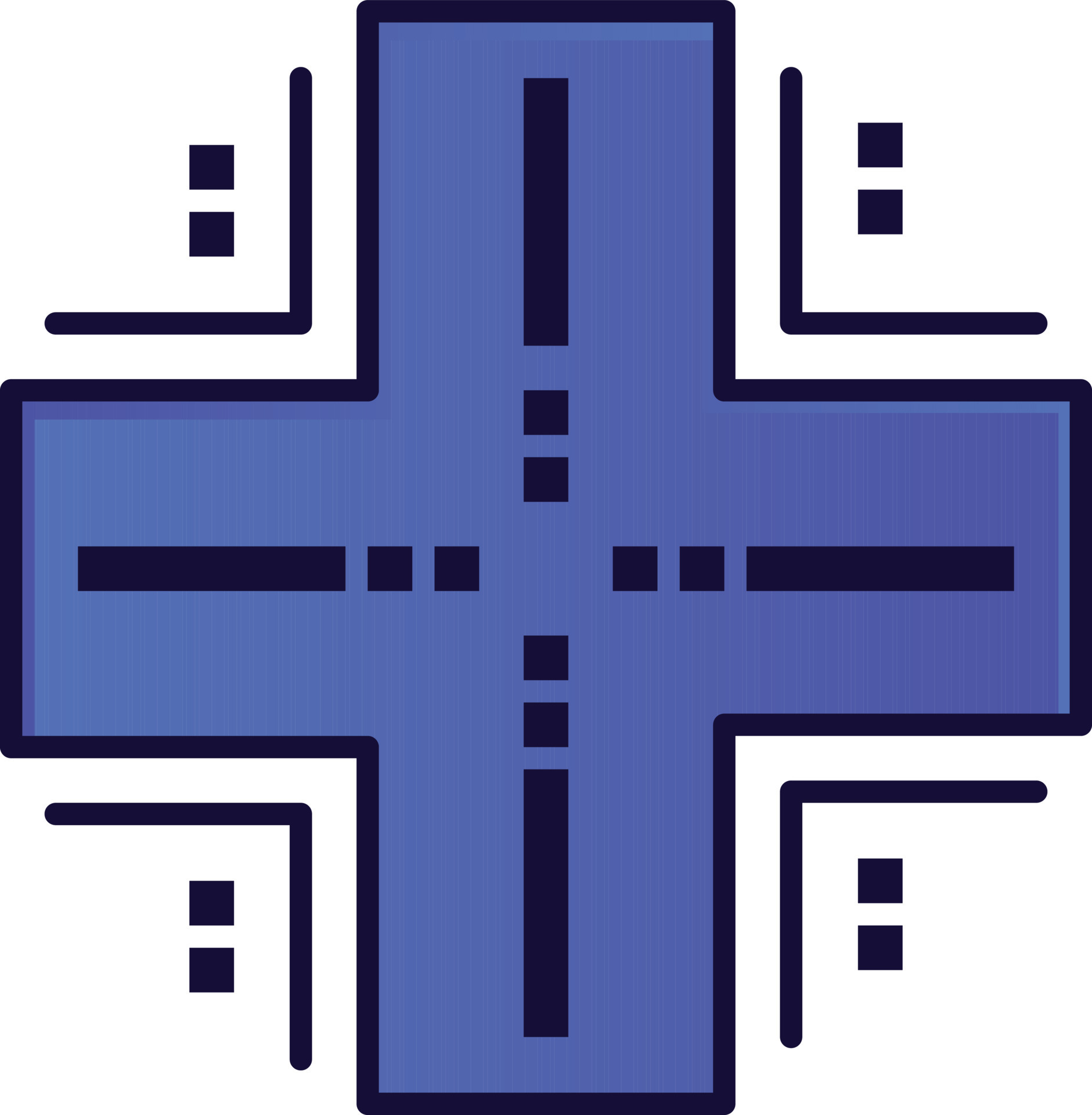 Computing Database Datacenter Mainframe Server Flat Color Icon Vector