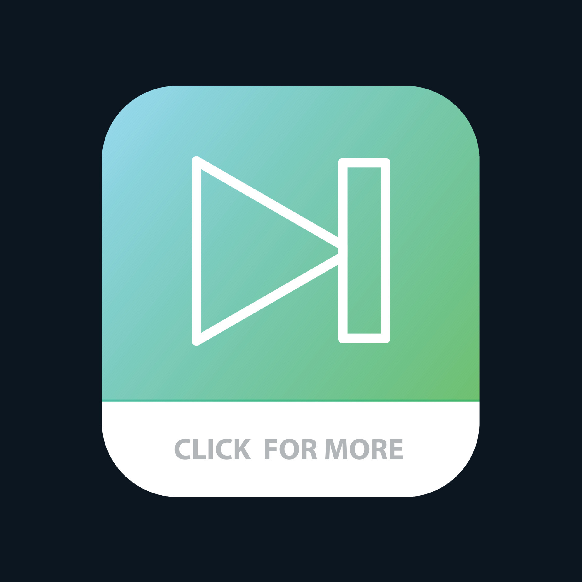 End Forward Last Next Mobile App Button Android and IOS Line Version 17991640 Vector Art at Vecteezy