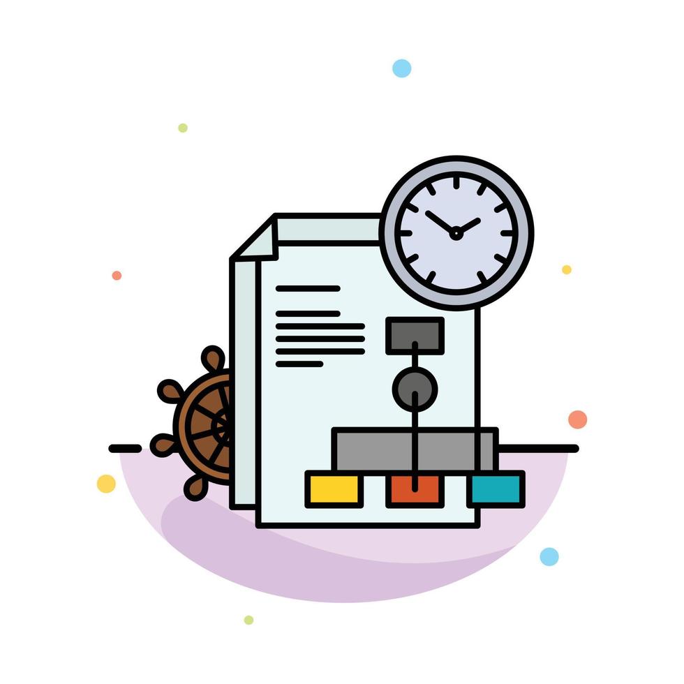 Time File Report Business Abstract Flat Color Icon Template 17993109 ... Time File Report Business Abstract Flat Color Icon Template 17993109 ...